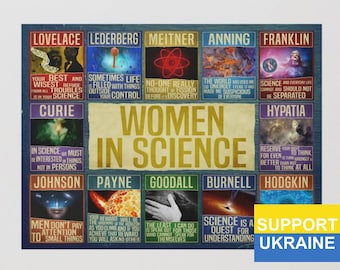 Women in Stem Poster - Etsy