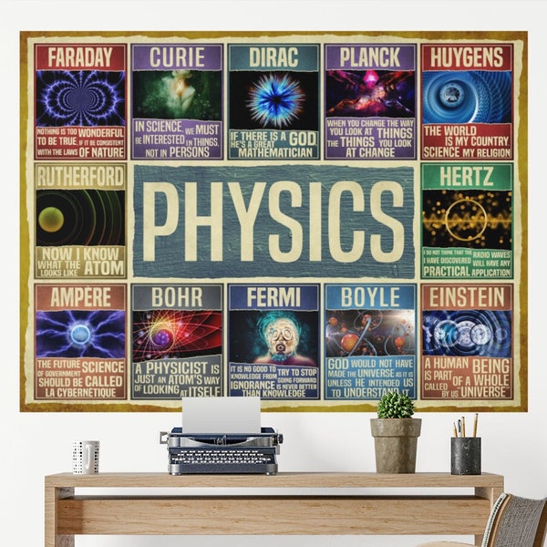 Physics Art - Etsy