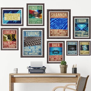 Science Theme Computer Geek Gift / Computer Science Art College Dorm ...