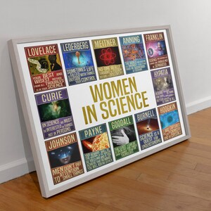 Women in Science, Women in STEM, Science Print, Science Quotes, Science ...