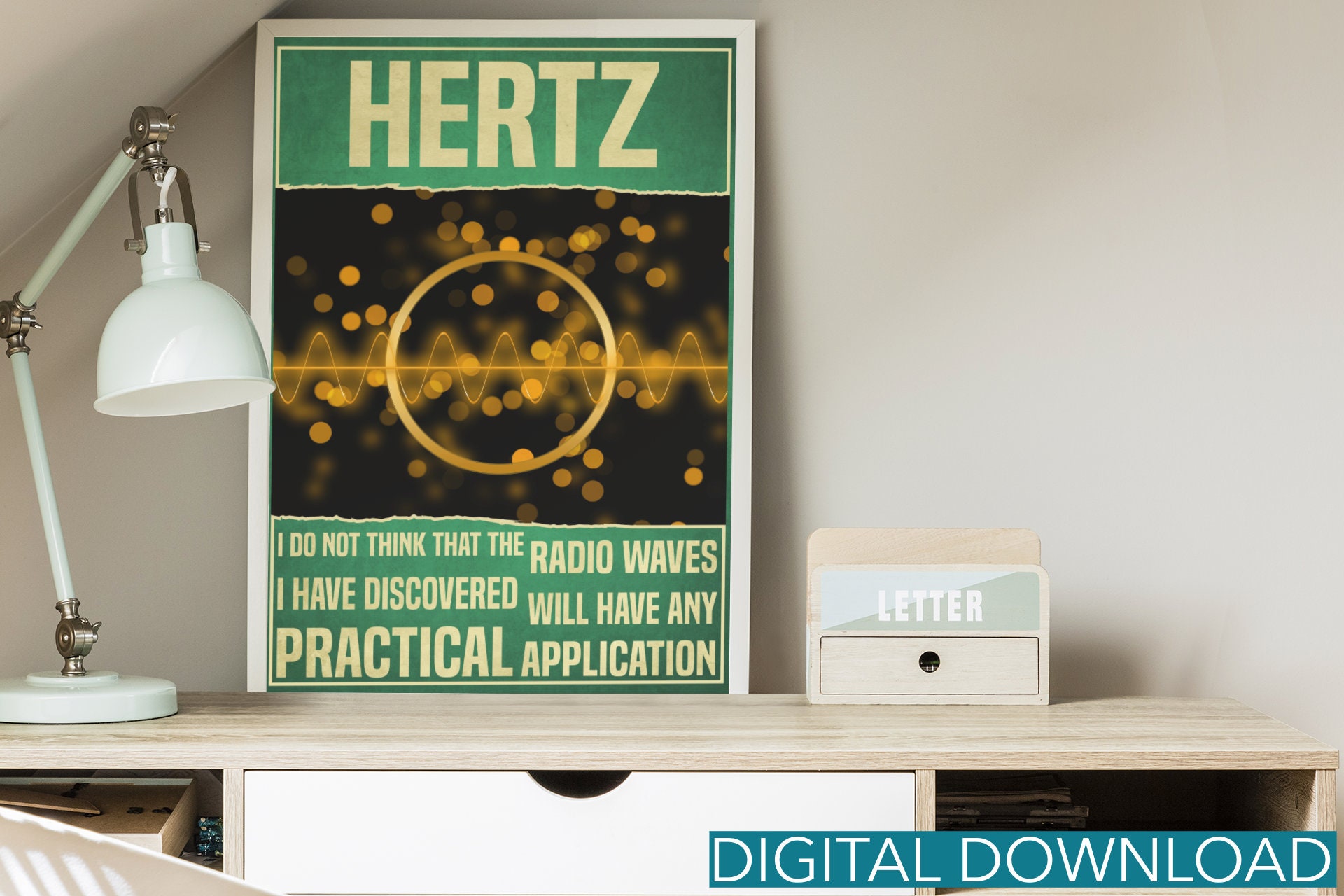 Science Poster Classroom Decor Inventors Wall Art - Etsy