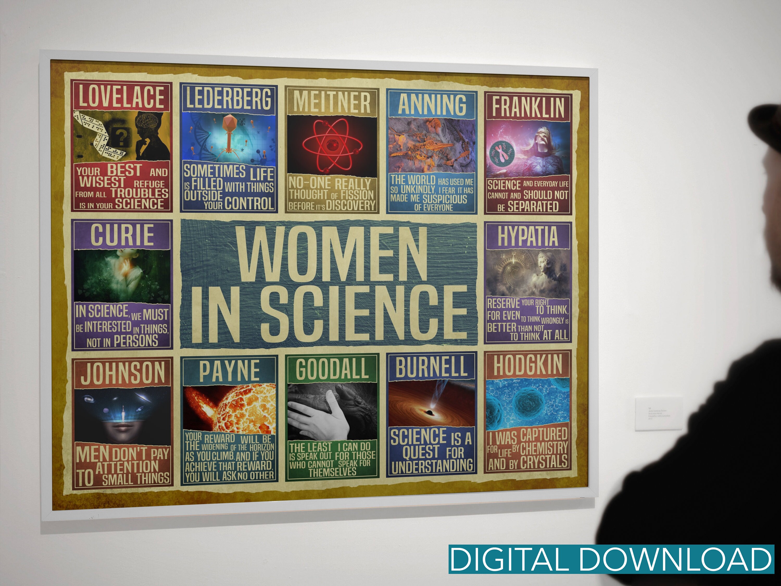 Women in Science, Women in STEM, Science Print, Science Quotes, Science ...