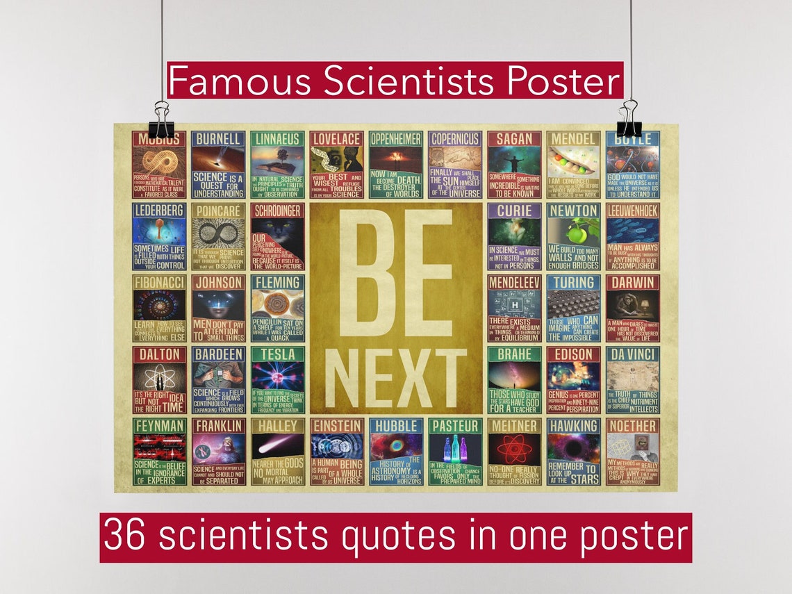 Classroom Decor Teacher Gift Science Poster / Mad Scientist - Etsy