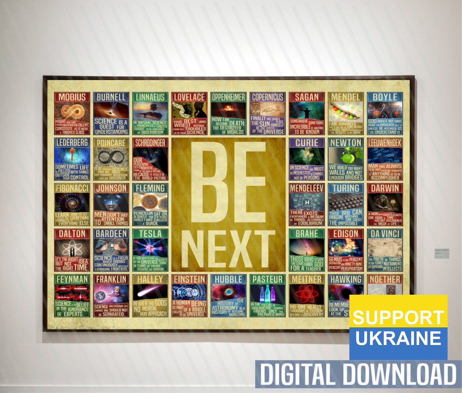 Classroom Decor Teacher Gift Science Poster / Mad Scientist - Etsy