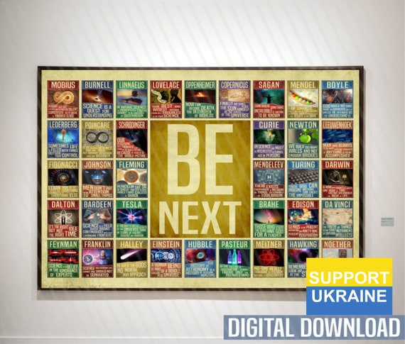 Classroom Decor Teacher Gift Science Poster / Mad Scientist - Etsy