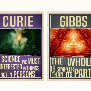 Chemistry Decor | Famous Chemists Printable Posters | Inspiration Quote ...