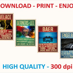 Computer Science Art Teacher Gift / Science Poster Classroom Decor ...