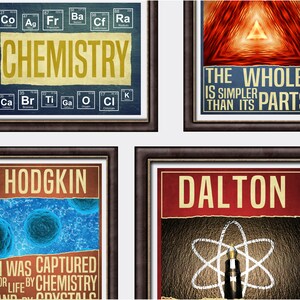 Chemistry Poster Science Art, Chemistry Prints Science Teacher Gift ...