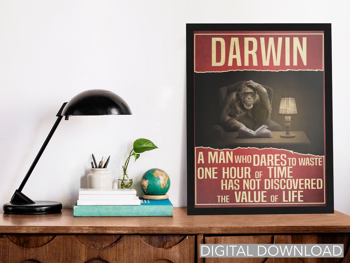 Biology Poster Science Art Classroom Decor Teacher Gift / - Etsy