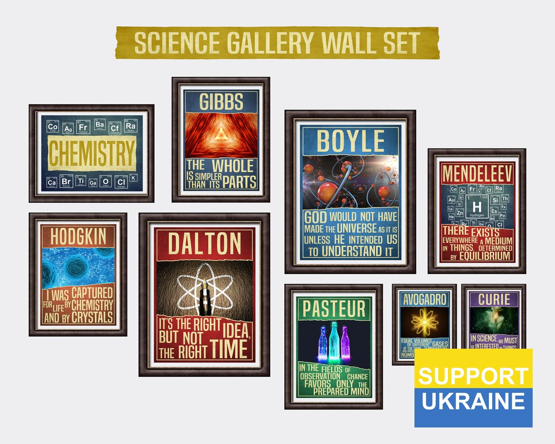 Chemistry Poster Science Art / Chemistry Prints Science - Etsy