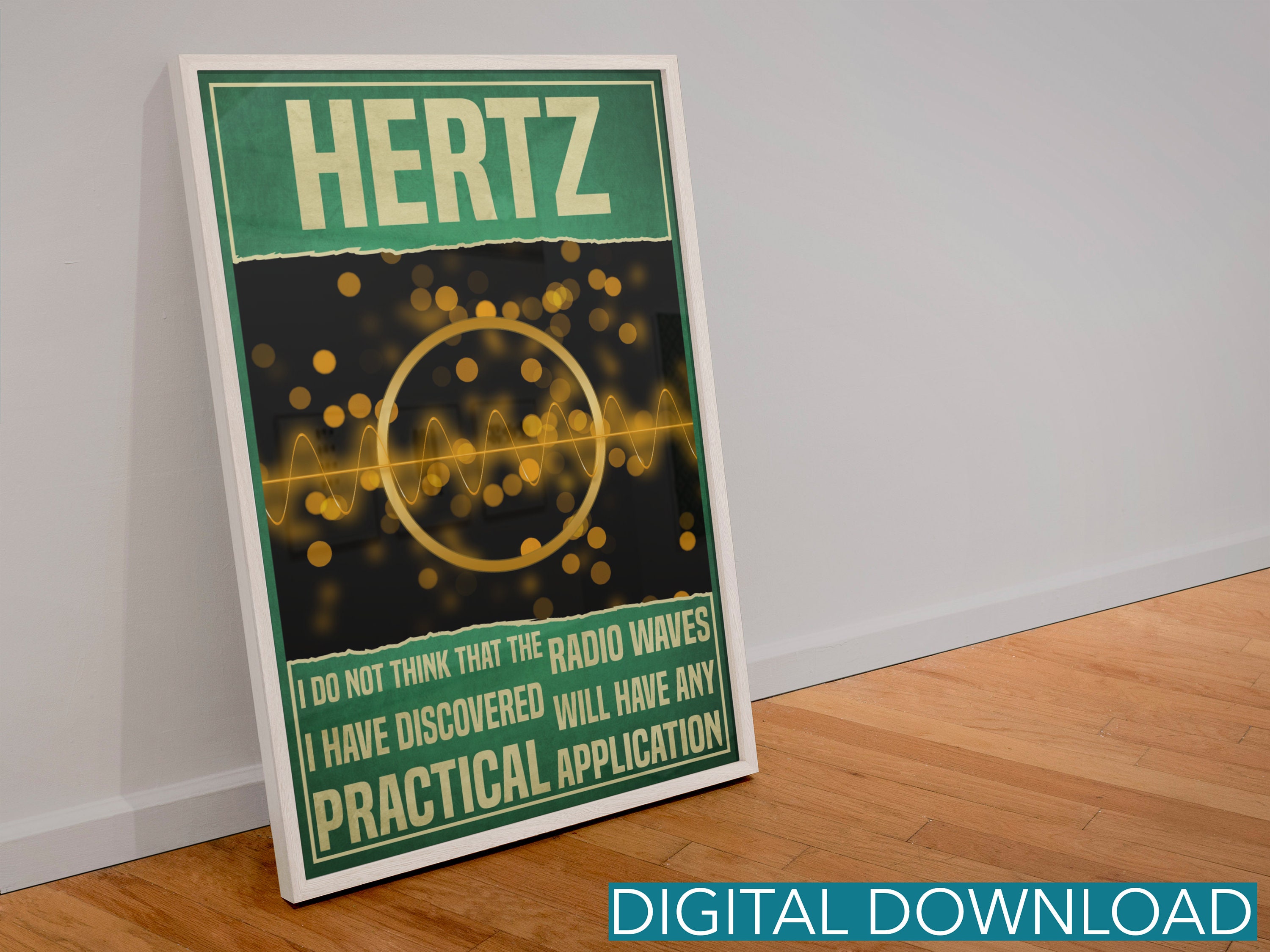 Science Poster Classroom Decor, Inventors Wall Art, Engineering Gift ...