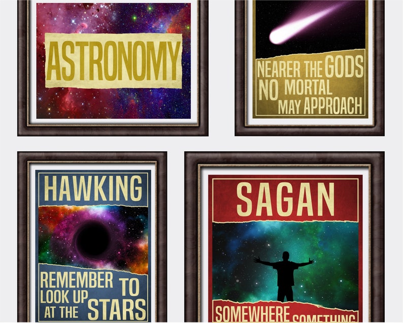 Astronomy Poster Outer Space Decor Science Print Science - Etsy