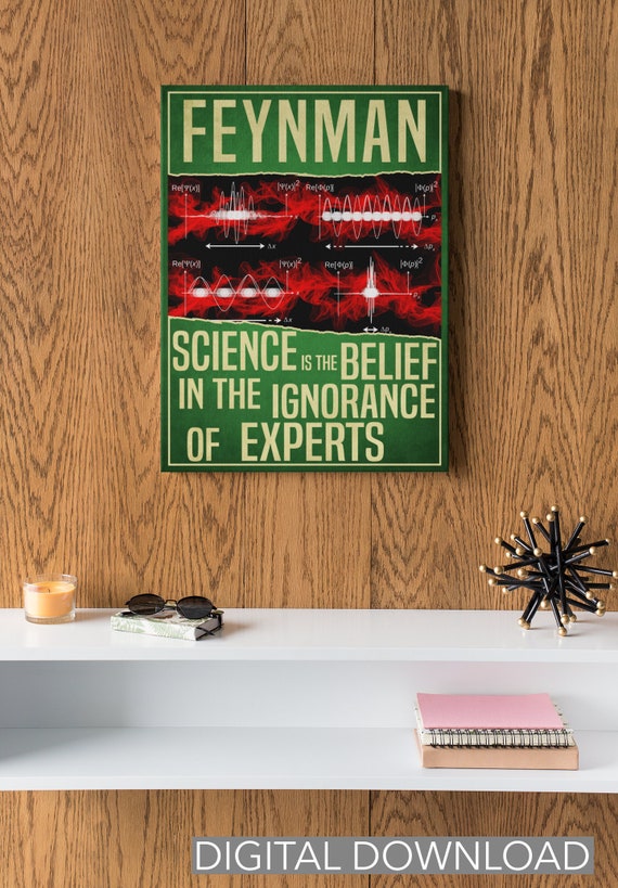 Science Art Physics Classroom Decor Teacher Sign Science Gift | Etsy