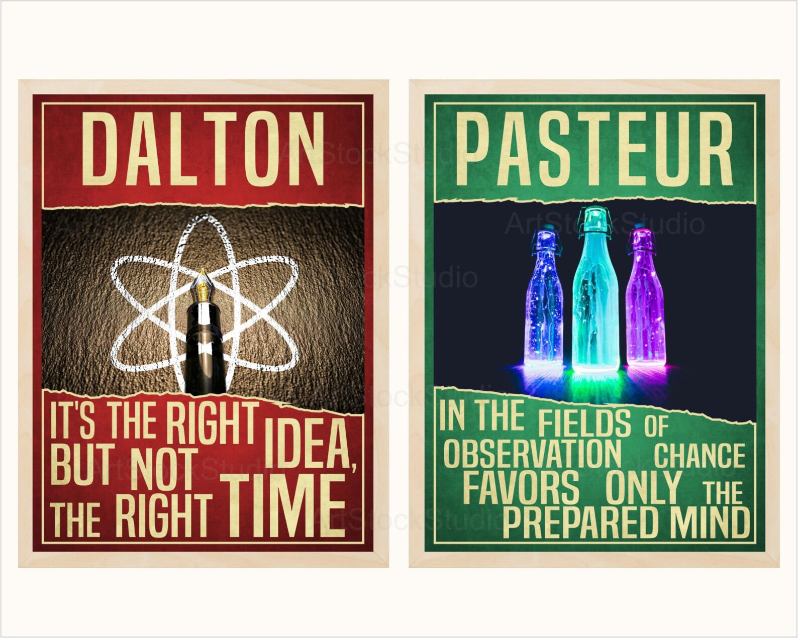 Chemistry Decor | Famous Chemists Printable Posters | Inspiration Quote ...