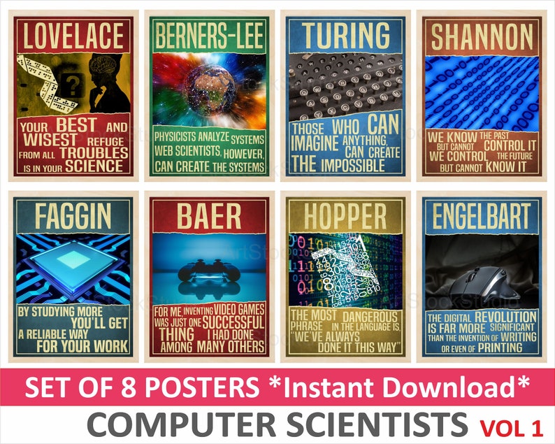 Computer Science Art Teacher Gift / Science Poster Classroom - Etsy