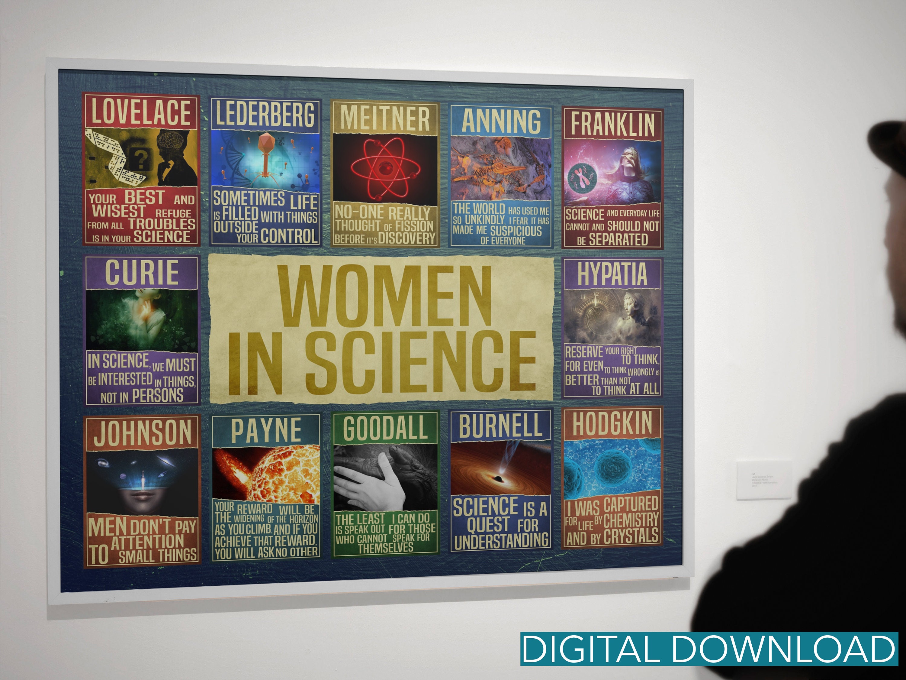 Women in Science Poster Women in STEM Science Print Science - Etsy UK
