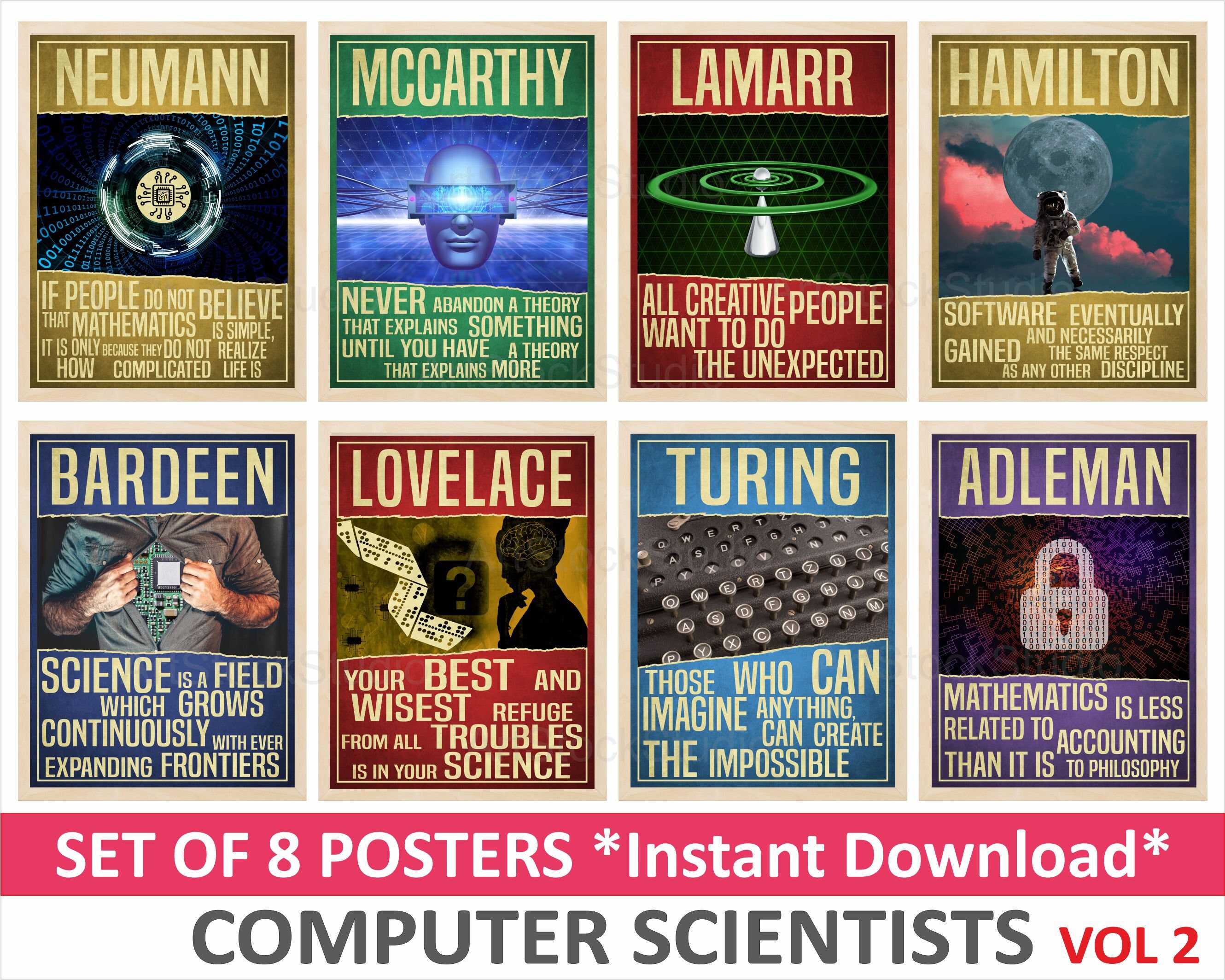 Computer Science Art, Coding Decor, Programmer Gift, Science Poster ...