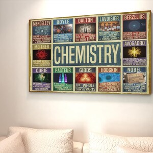 Science Art Print, Chemistry Gift, Chemistry Art, Science Gift, Famous ...