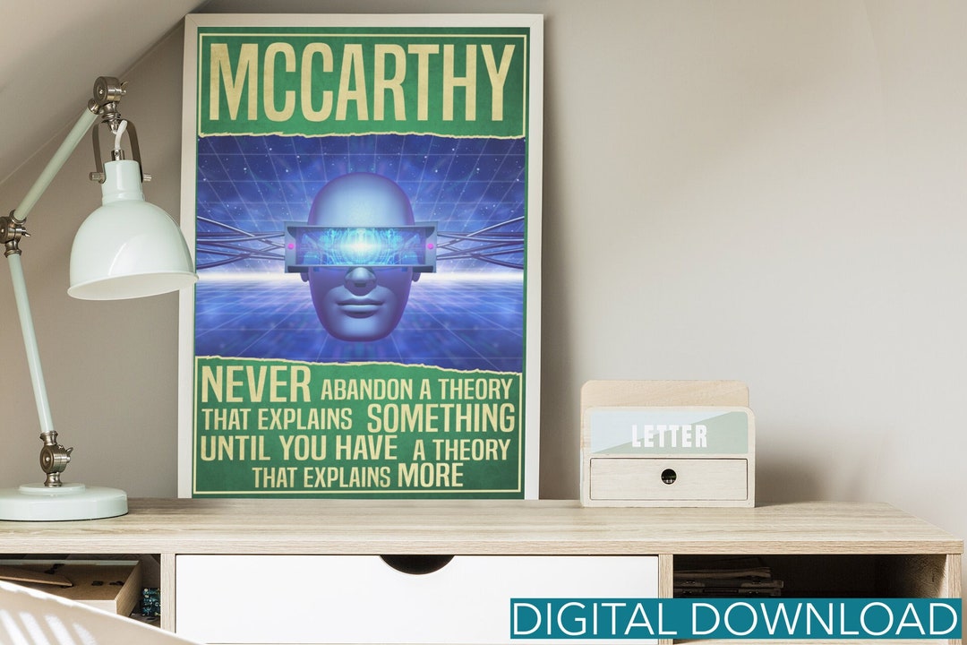 Computer Science, Classroom Decor, Geek Poster, Programmer Gift, John ...