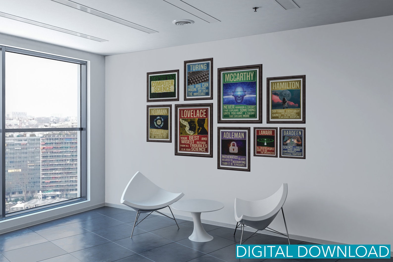 Computer Science Art Classroom Decor / Science Theme Computer - Etsy