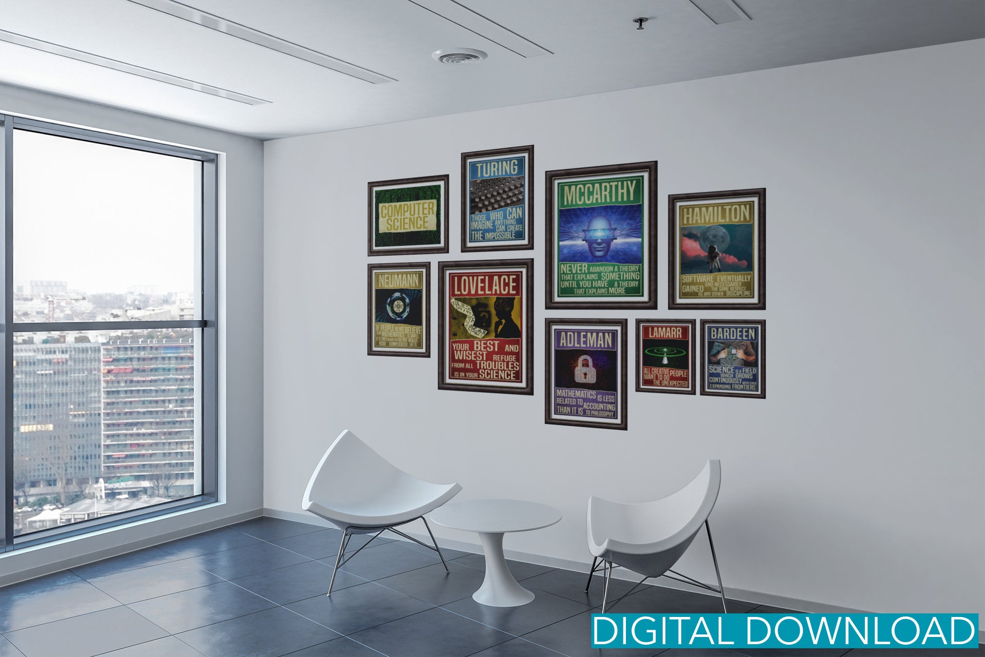 Computer Science Art Classroom Decor / Science Theme Computer - Etsy