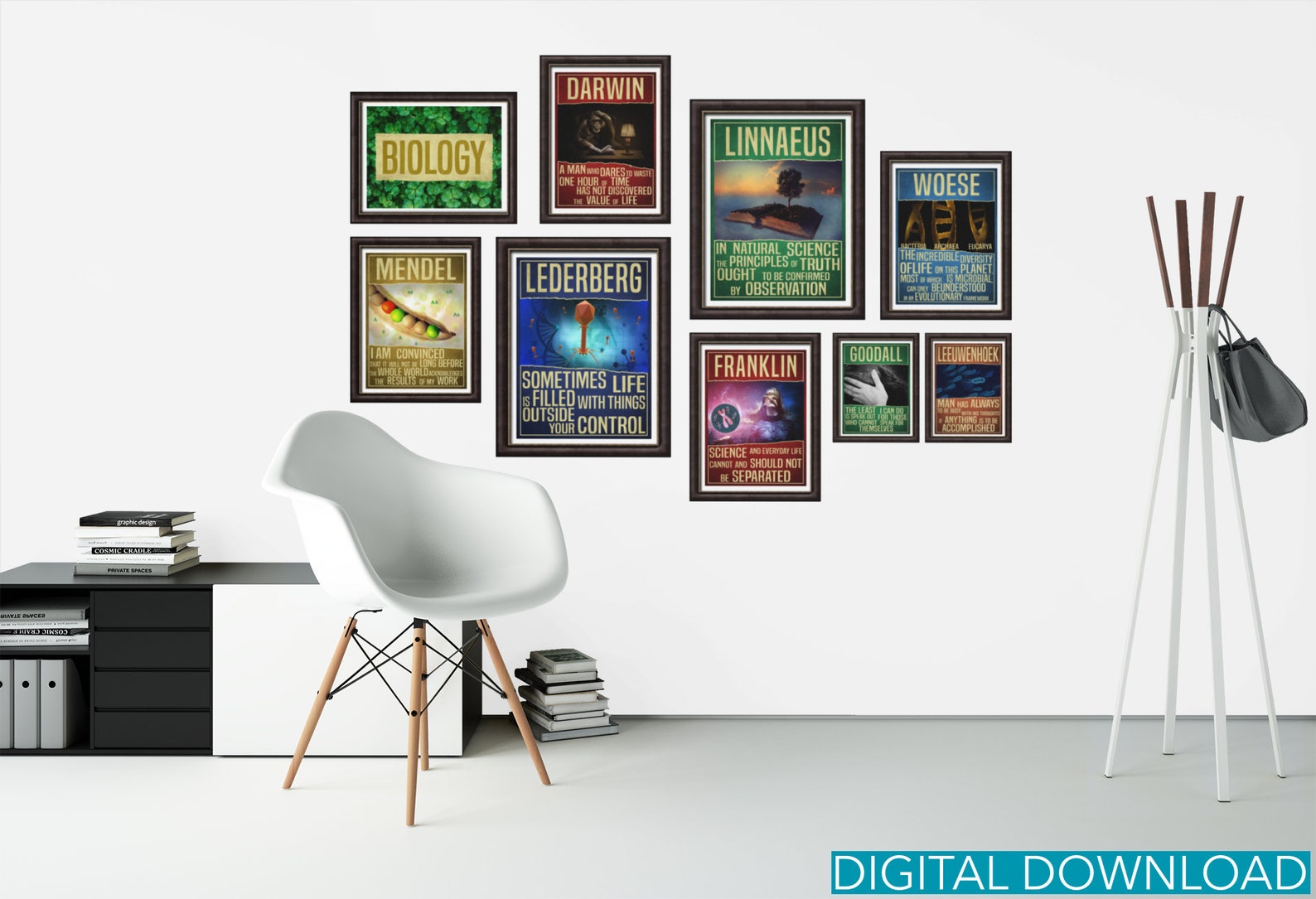 Biology Science Art Сollege Dorm Decor / Biology Decor Science | Etsy