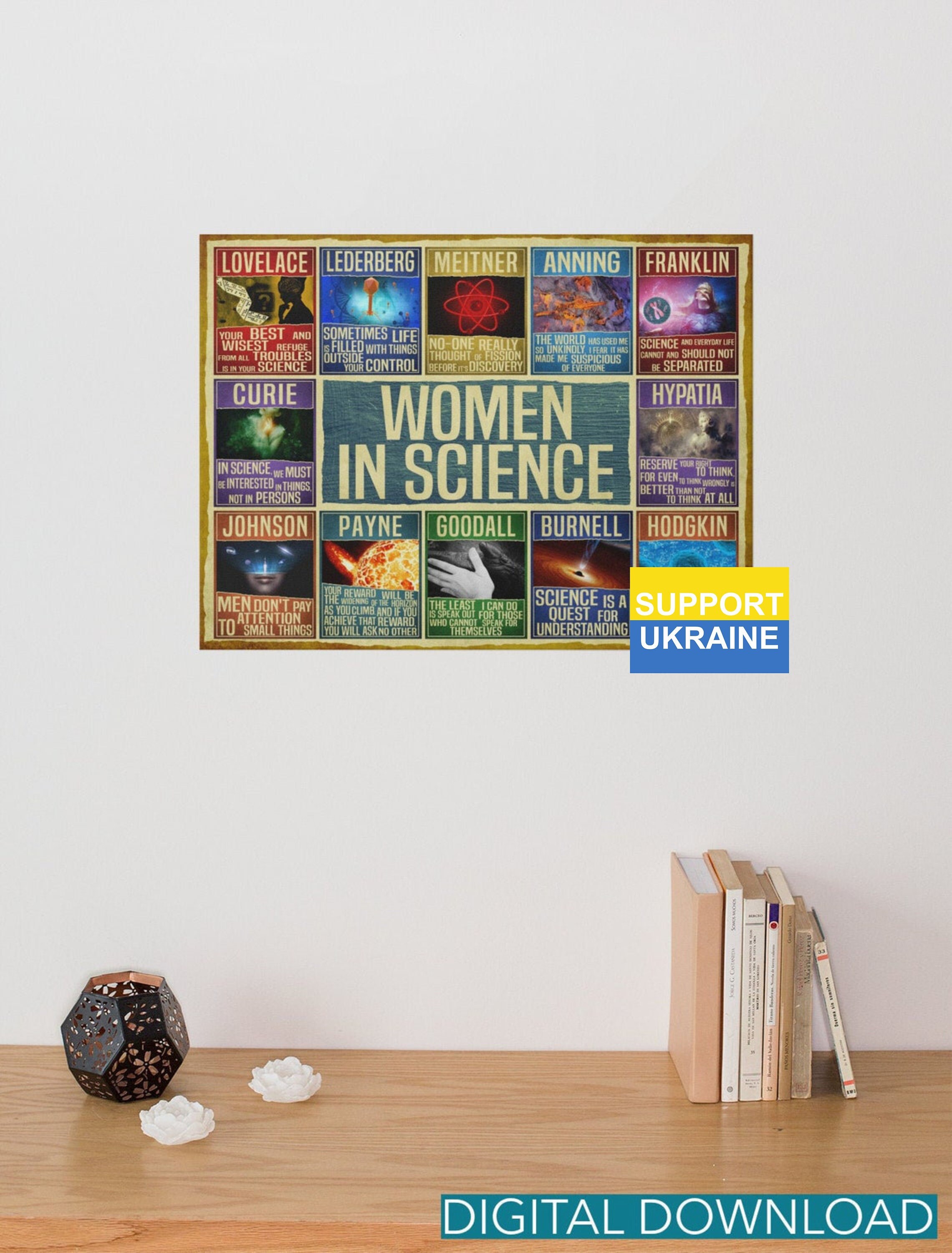 Women in Science, Women in STEM, Science Print, Science Quotes, Science ...