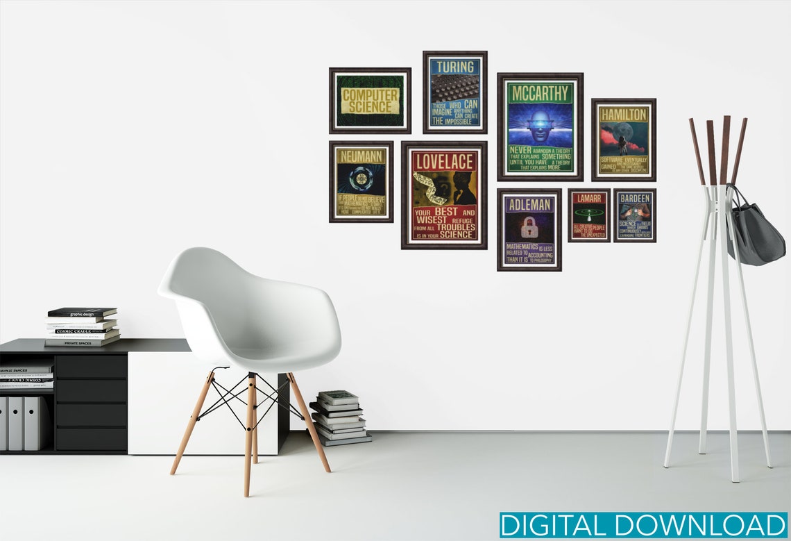 Computer Science Art Classroom Decor / Science Theme Computer - Etsy