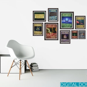 Computer Science Art Classroom Decor / Science Theme Computer Geek Gift ...