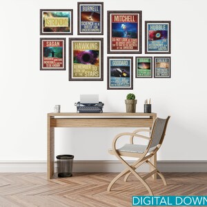 Space Themed Room, Astronomy Art, Outer Space Decor, Kids Room Decor ...