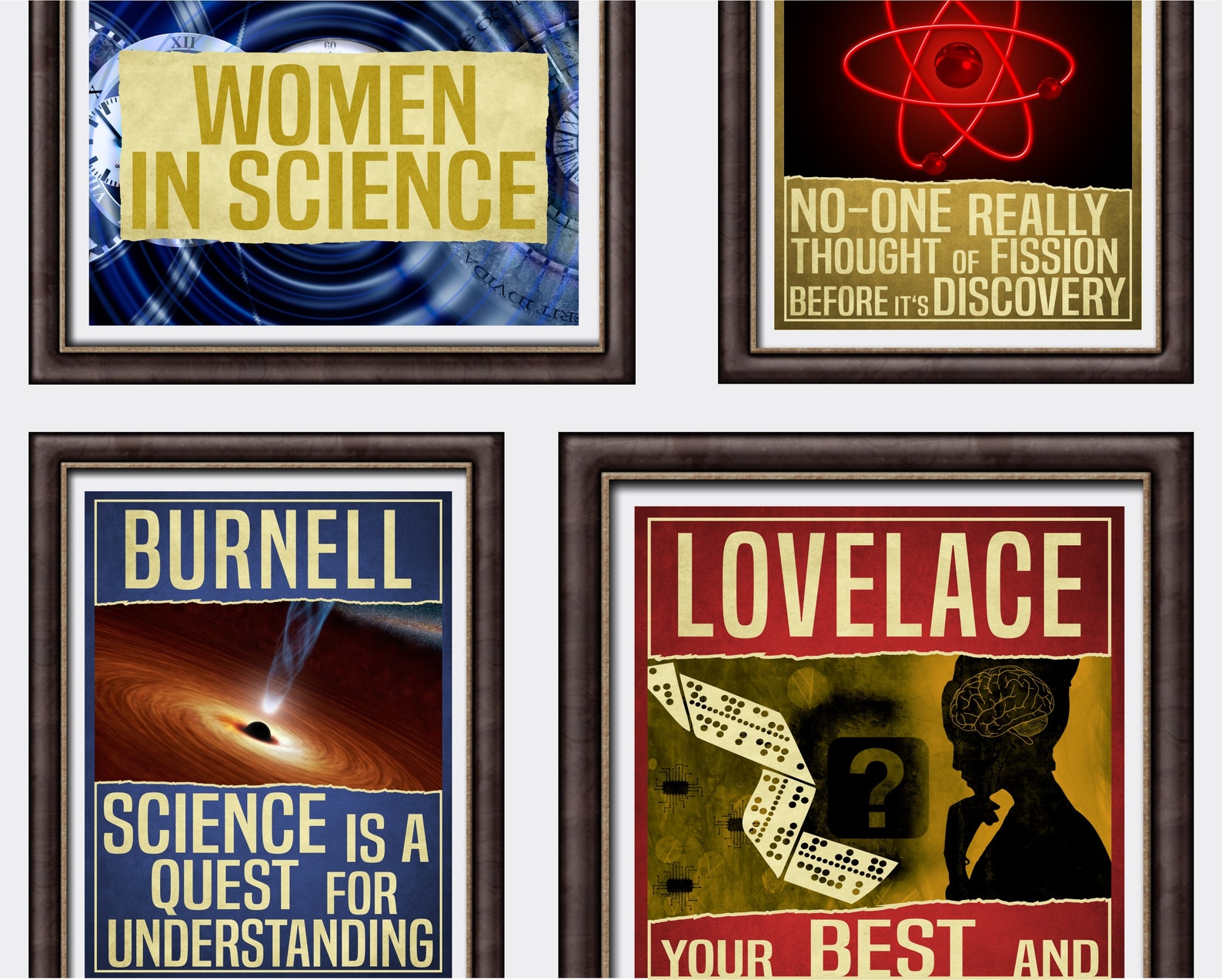 Women in Science Poster, Women in STEM Science Print, Science Quotes ...