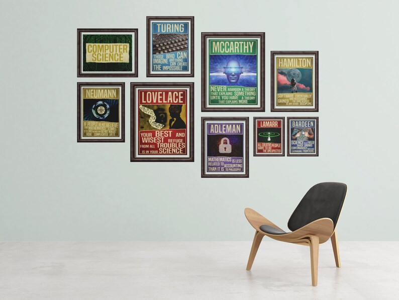 Computer Science Art Classroom Decor / Science Theme Computer - Etsy