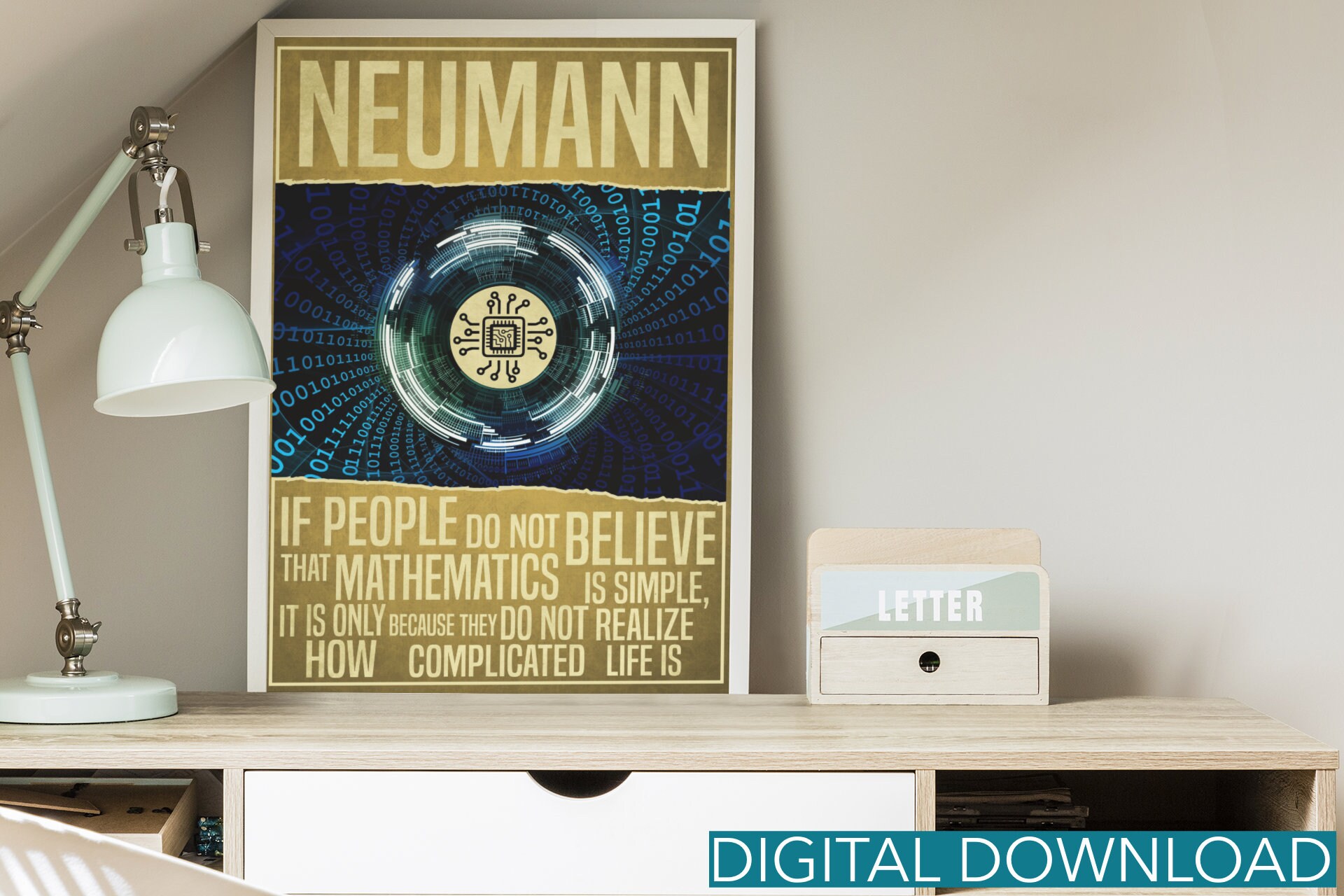 Computer Science Art Programmer Gift Coding Decor Computer | Etsy