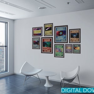 Astronomy Poster, Outer Space Decor Science Print, Science Theme ...