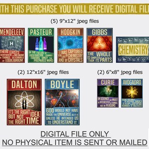 Chemistry Poster Science Art, Chemistry Prints Science Teacher Gift ...