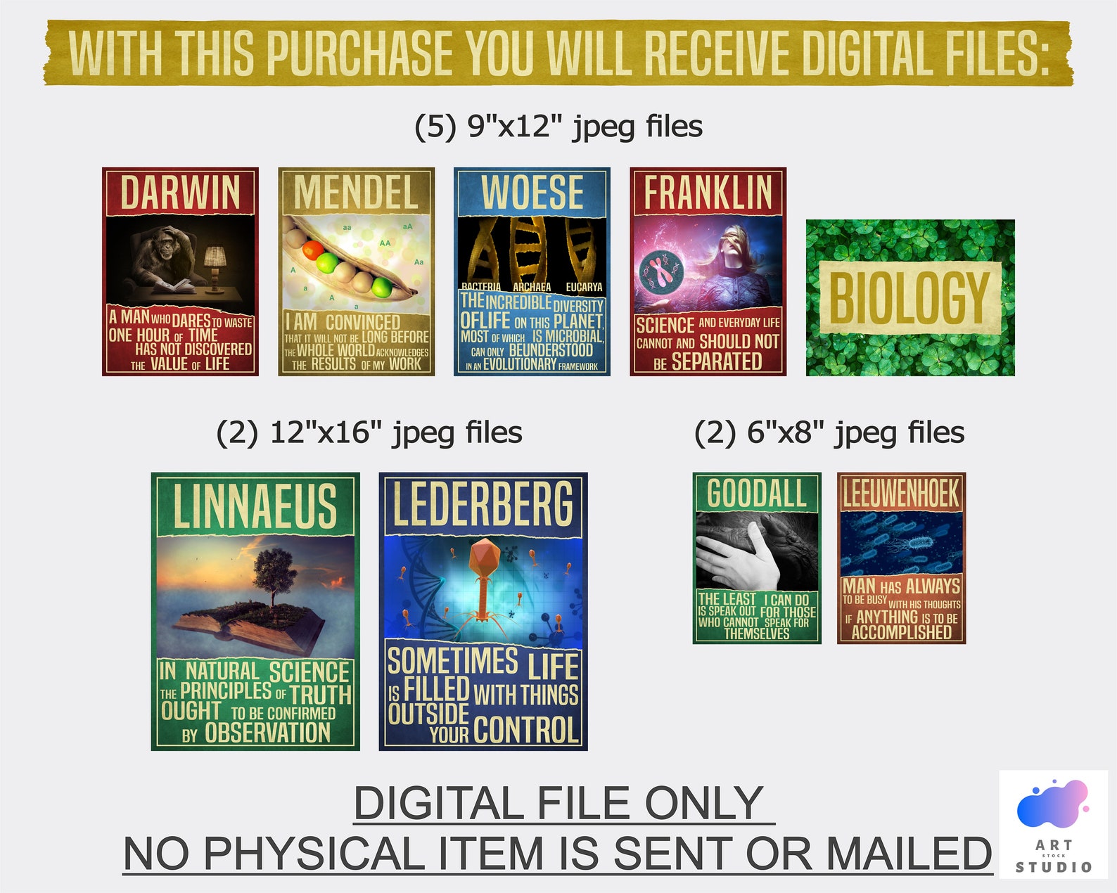 Biology Science Art Сollege Dorm Decor / Biology Decor Science | Etsy