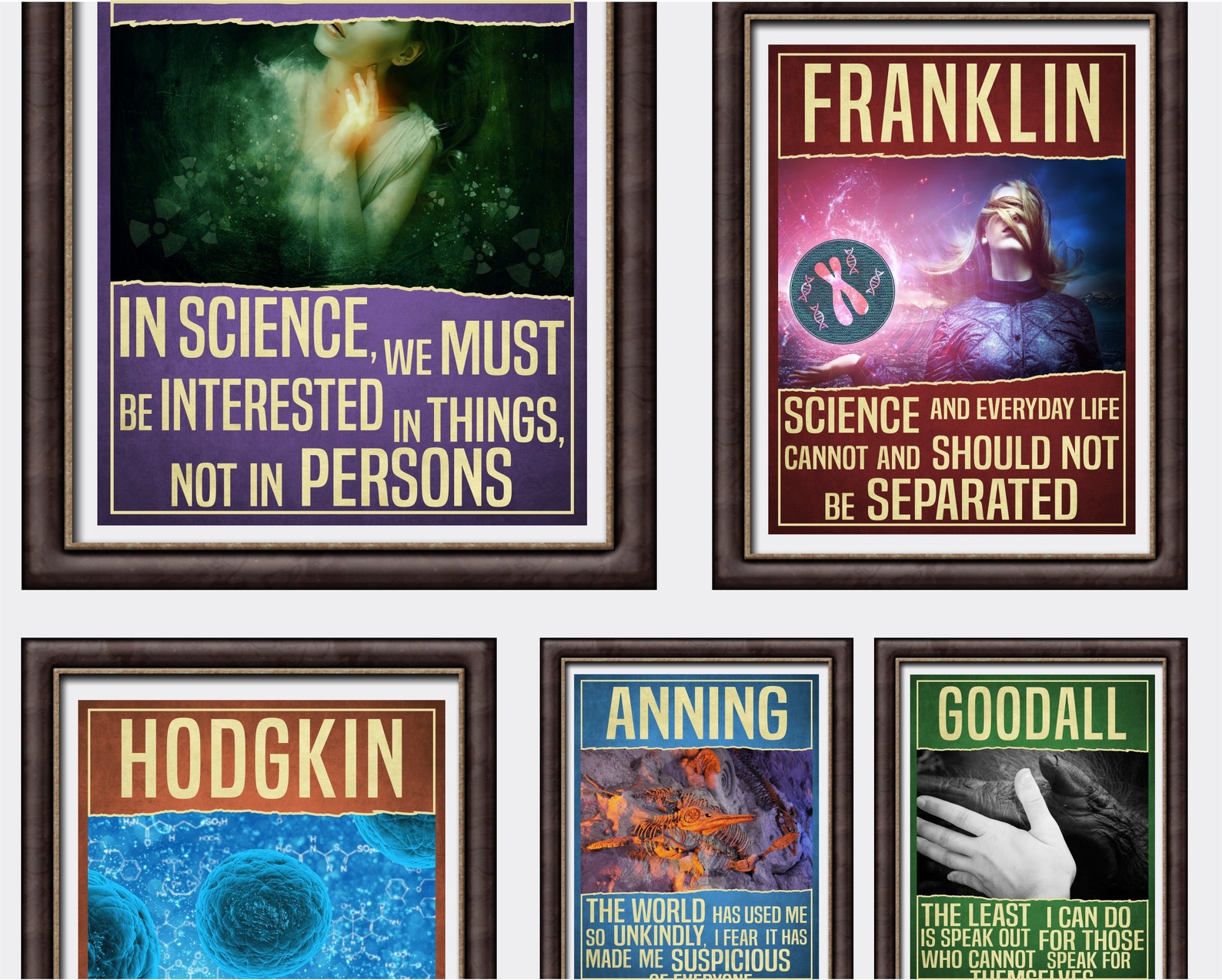 Women in Science Poster, Women in STEM Science Print, Science Quotes ...