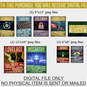 Computer Science Art Classroom Decor / Science Theme Computer Geek Gift ...