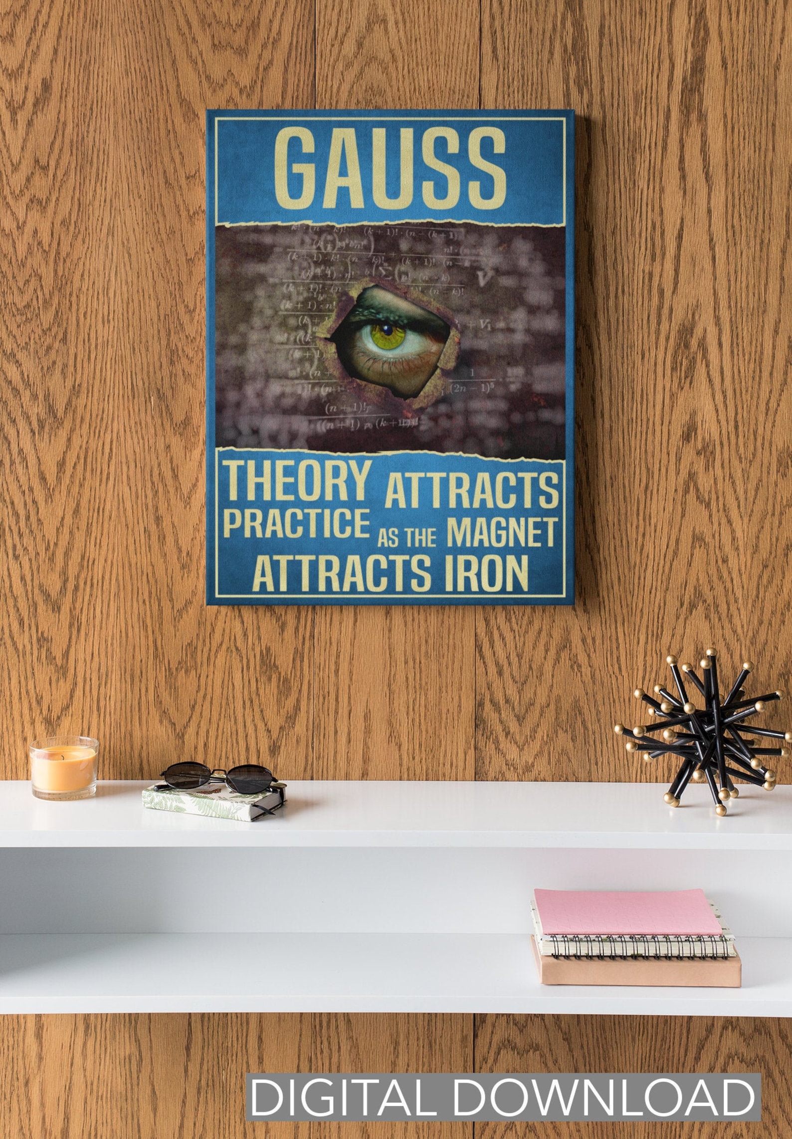 Science Art Math Classroom Decor Science Teacher Gift / Carl - Etsy