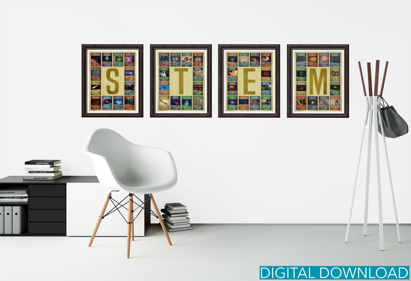 STEM poster Science art / Science poster STEM wall art / | Etsy