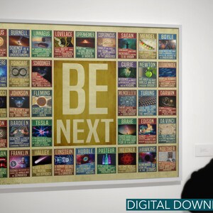 Classroom Decor Teacher Gift Science Poster / Mad Scientist Educational ...