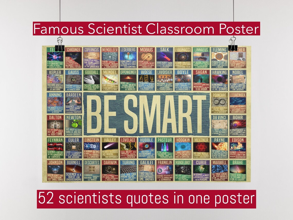 Classroom Decor, Teacher Gift, Science Poster, College Student Gift ...