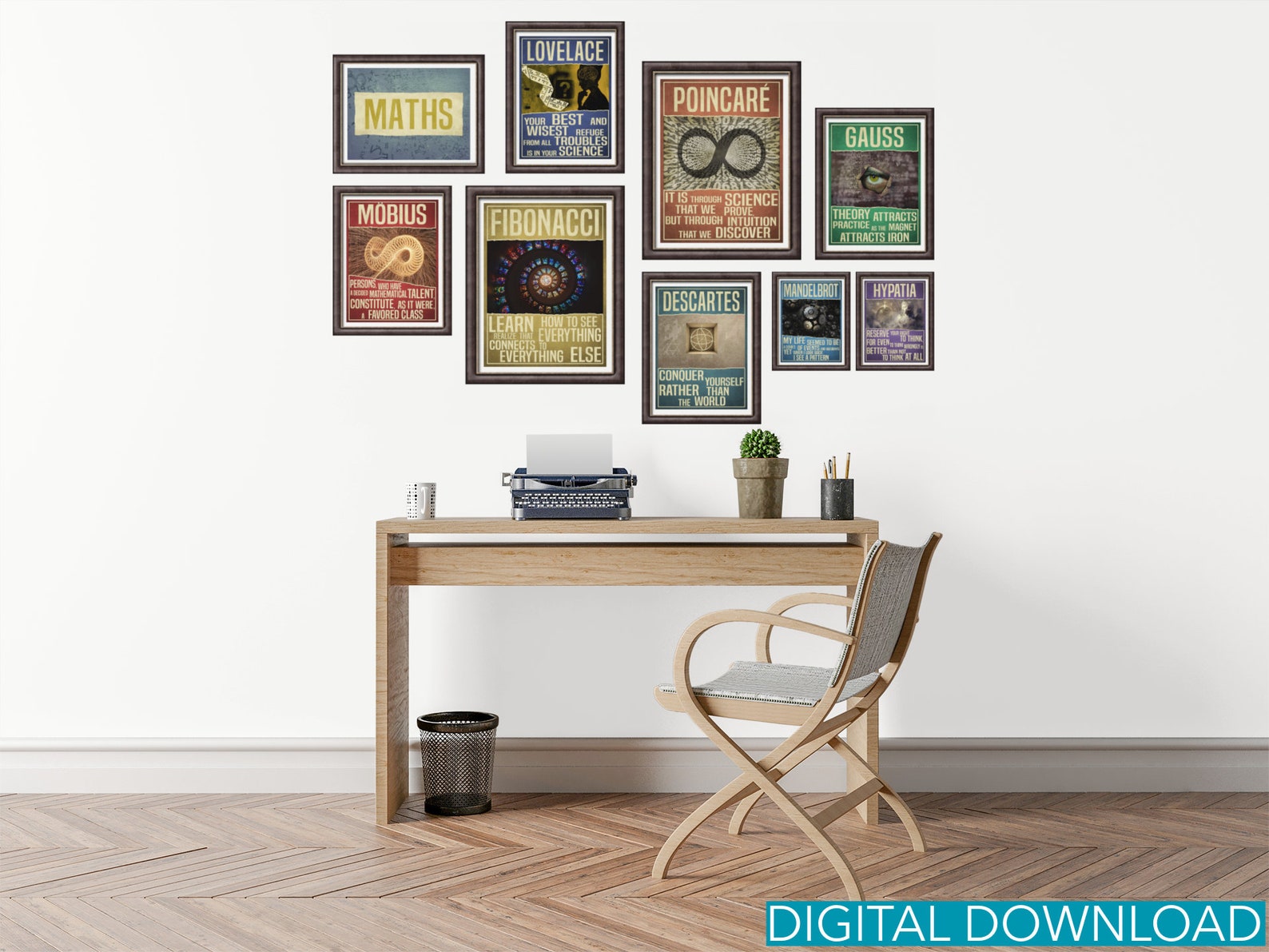 Math Poster Science Art Educational Posters / Mathematics - Etsy