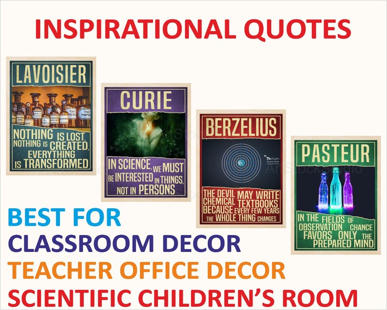 Chemistry Prints Science Poster Chemistry Decor Science Print Famous ...