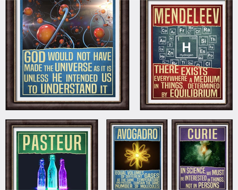 Chemistry Poster Science Art Chemistry Prints Science Teacher - Etsy