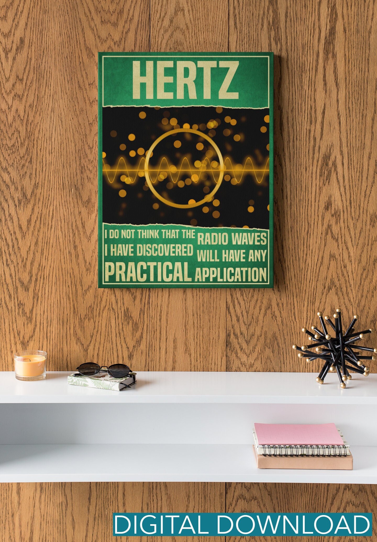 Science Poster Classroom Decor, Inventors Wall Art, Engineering Gift ...