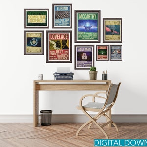 Computer Science Art Classroom Decor / Science Theme Computer - Etsy
