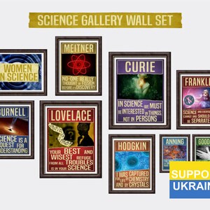 Women in Science Poster, Women in STEM Science Print, Science Quotes ...