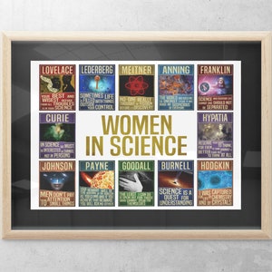 Women in Science, Women in STEM, Science Print, Science Quotes, Science ...