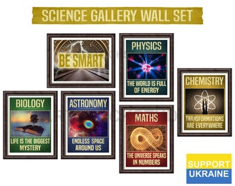 College Dorm Decor Science Art Famous Scientists in History - Etsy